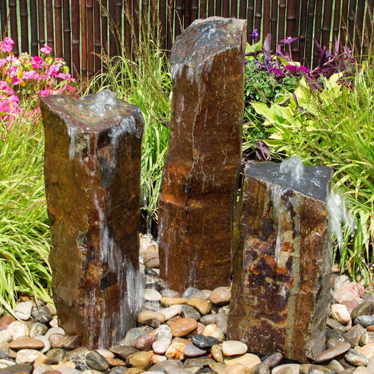 Basalt Bubblers - Plaisted Landscape Supply
